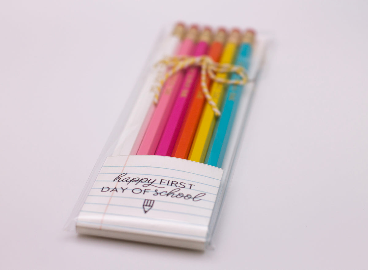 First Day of School Pencil Set
